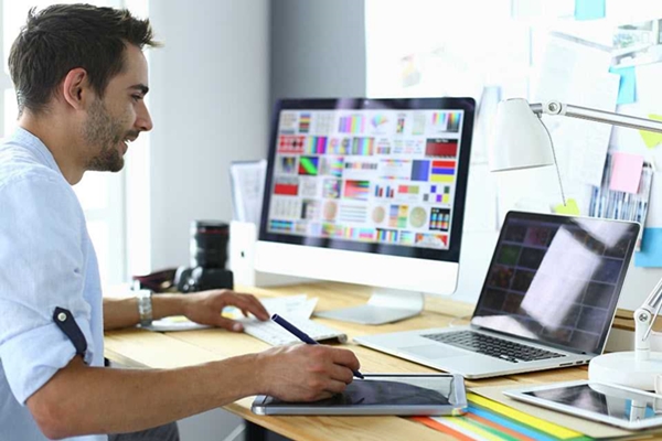 Graphic design staff